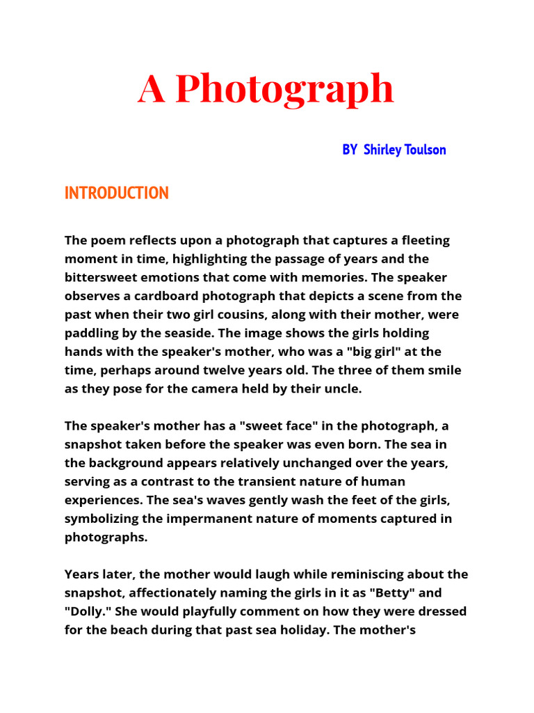 C11_POEM_A_PHOTOGRAPH | PDF