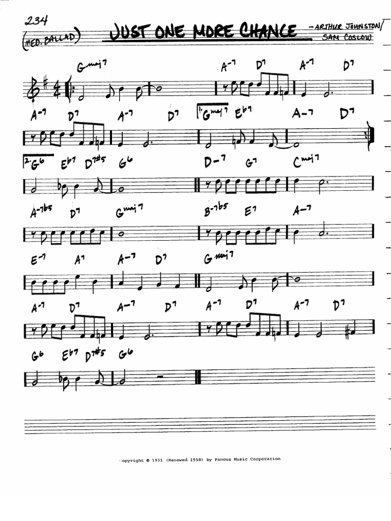 Just One More Chance | PDF