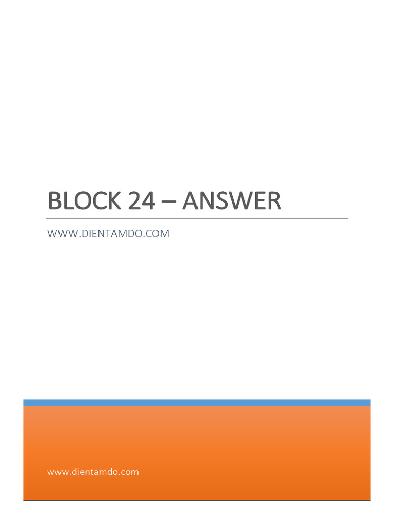 Block 24 - A | PDF