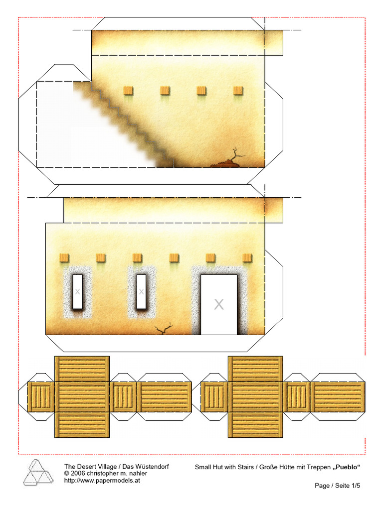 Large Hut With Stairs Pueblo | PDF