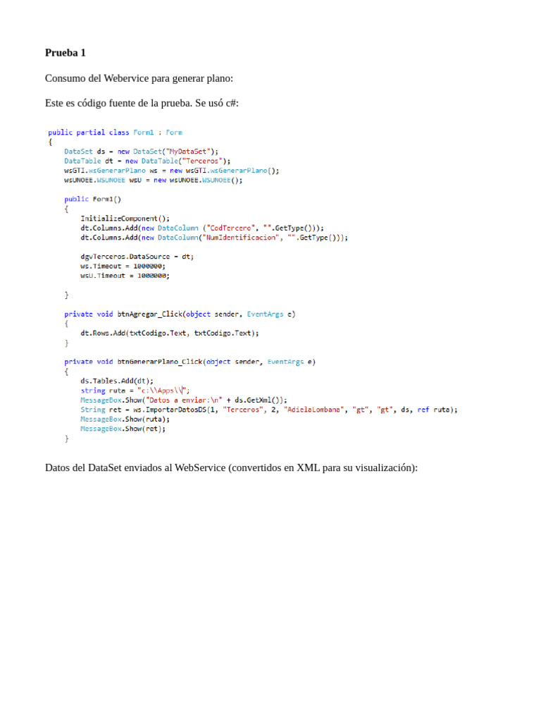 Prueba Servicios Web Siesa | PDF