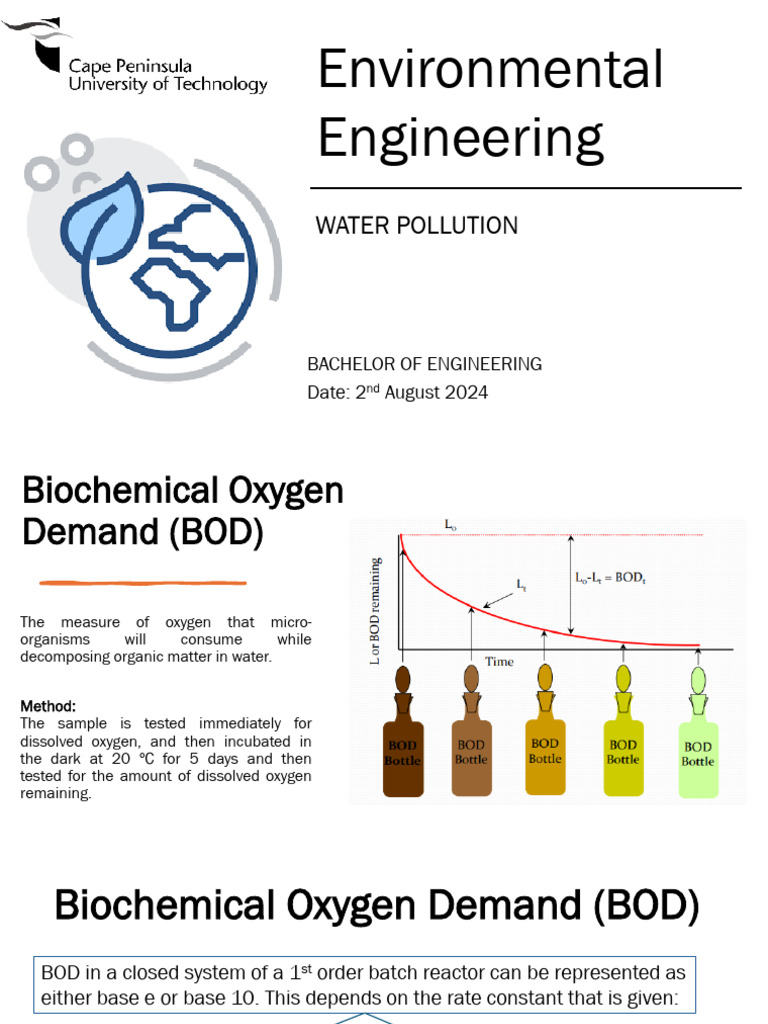 Enviro Eng - BEng Lecture 3 | PDF