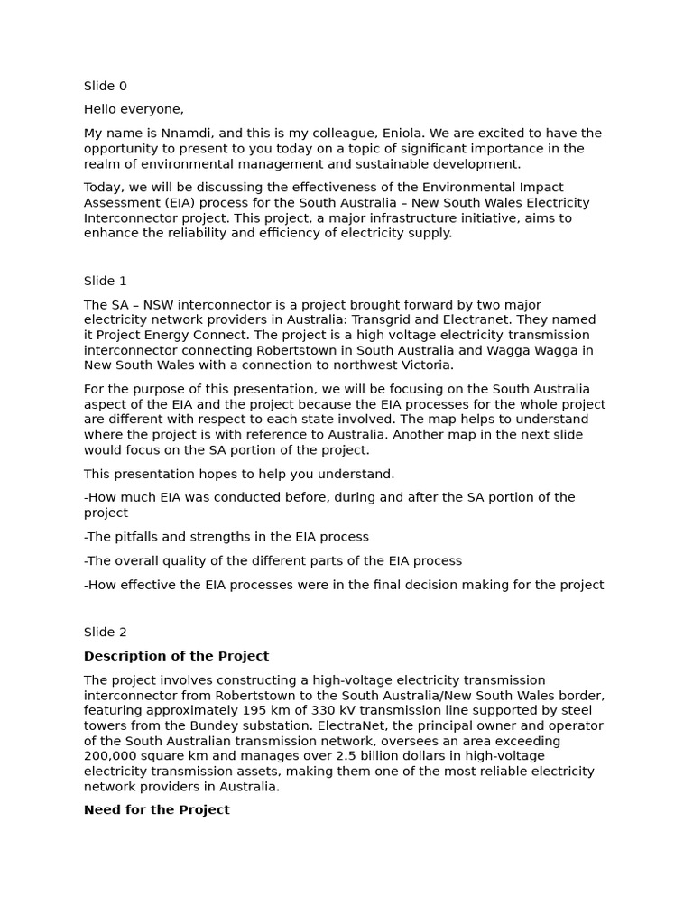 Presentation Script | PDF