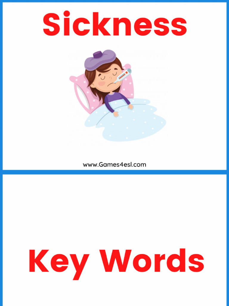Sickness-Vocabulary-PPT | PDF