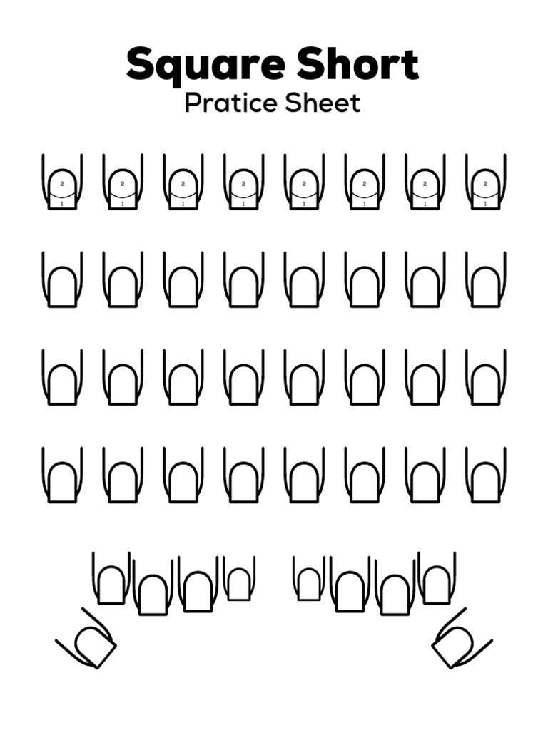 Square Practice Sheet | PDF