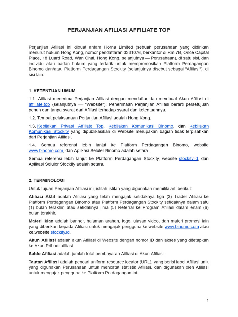 Id Agreement | PDF