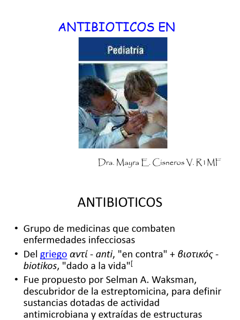 ANTIBIOTICOS_EN_pediatria-35396647 | PDF