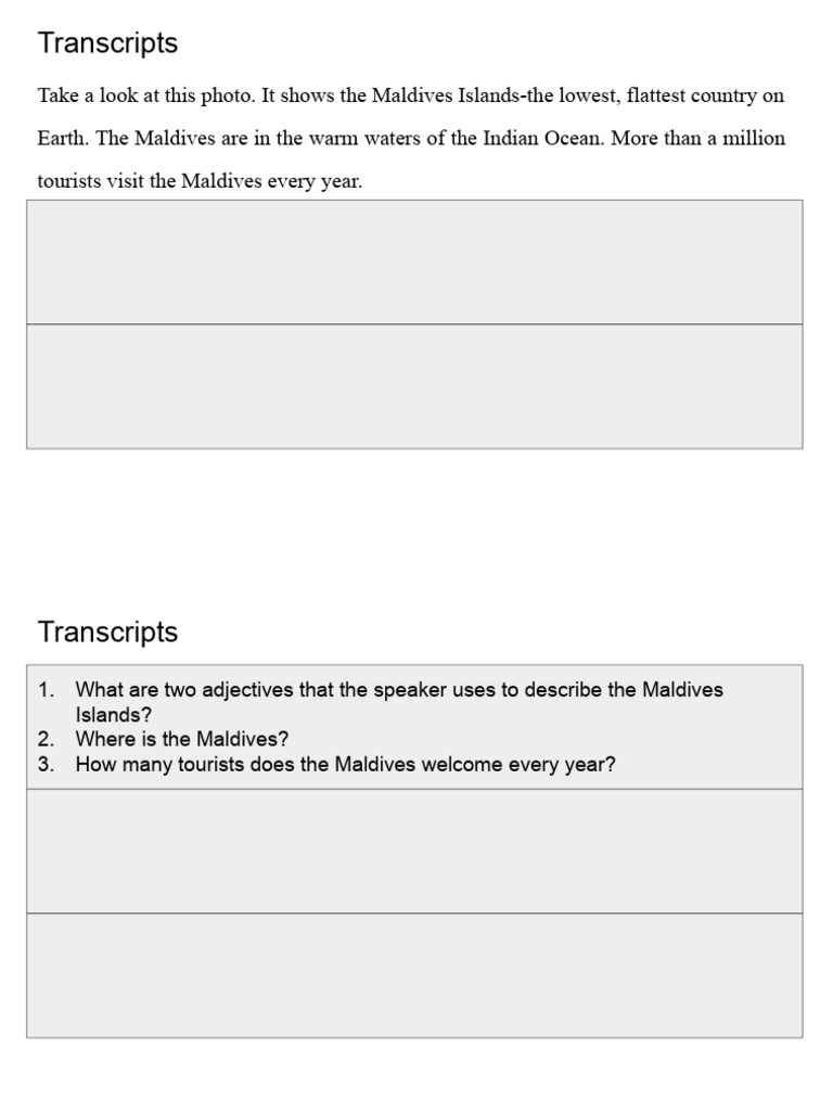 Transcript - Unit 2 | PDF | Climate Change | Sea