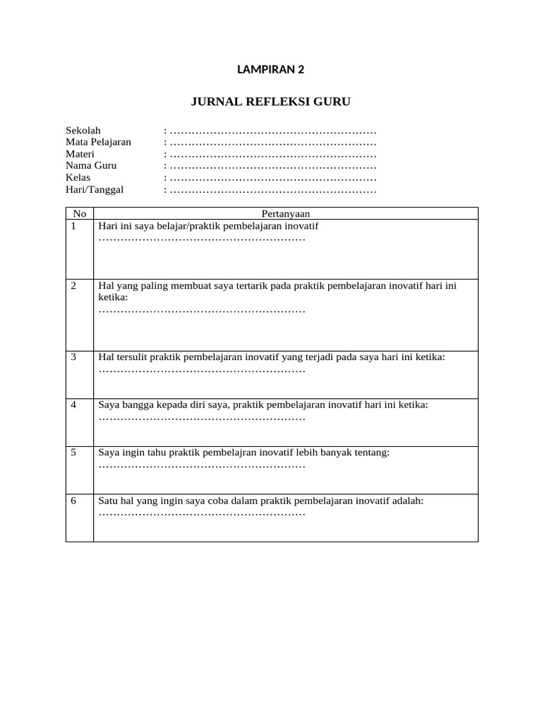 Refleksi Erni Rumiyati | PDF