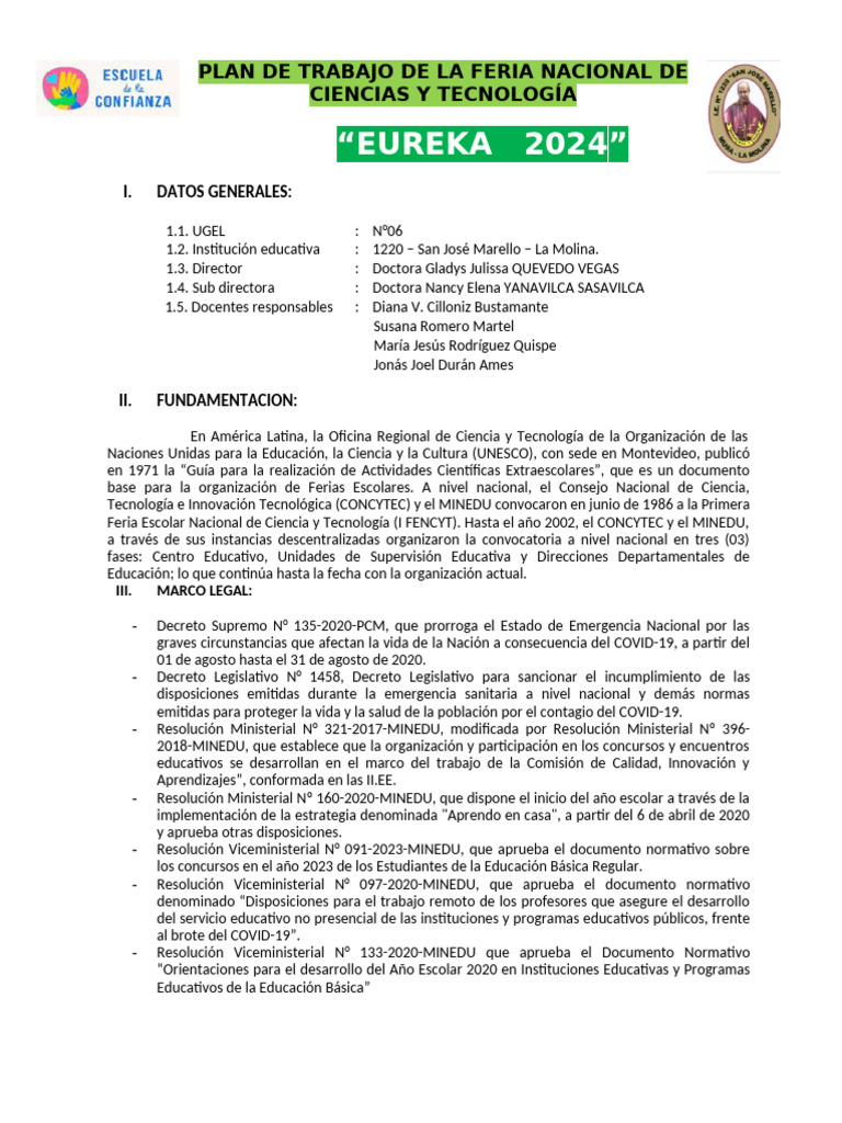 PLAN DE LA FENCYT 2024 | PDF