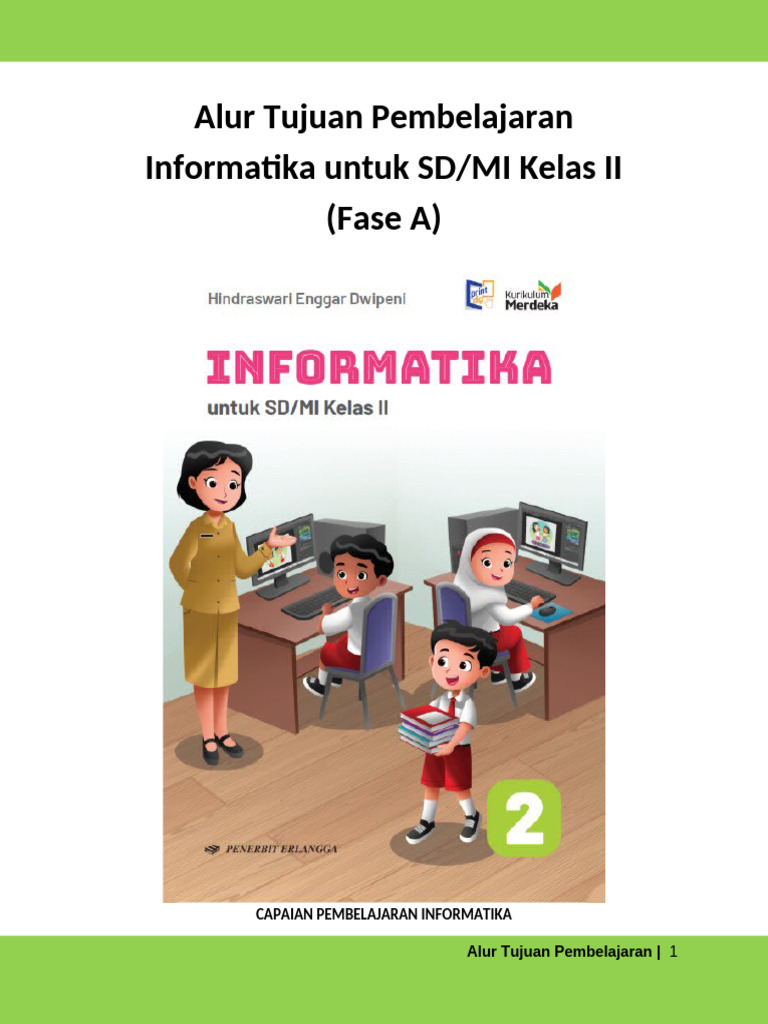 INFORMATIKA SD - MI KLS.2 - KM-ATP (Alur Tujuan Pembelajaran) - ATP ...