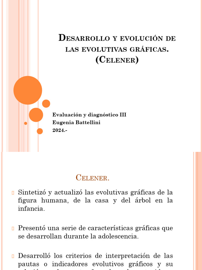 Desarrollo y Evolución de Las Evolutivas Gráficas | PDF