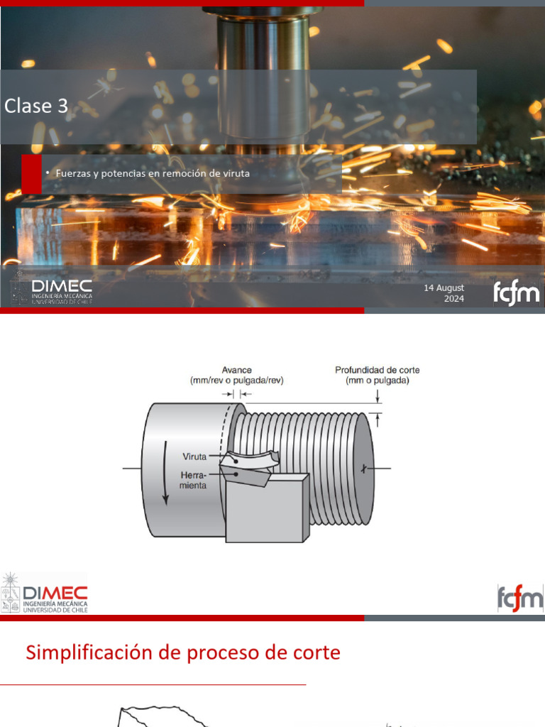 Clase 3 Fuerzas y Potencias en Remoci N de Viruta | PDF