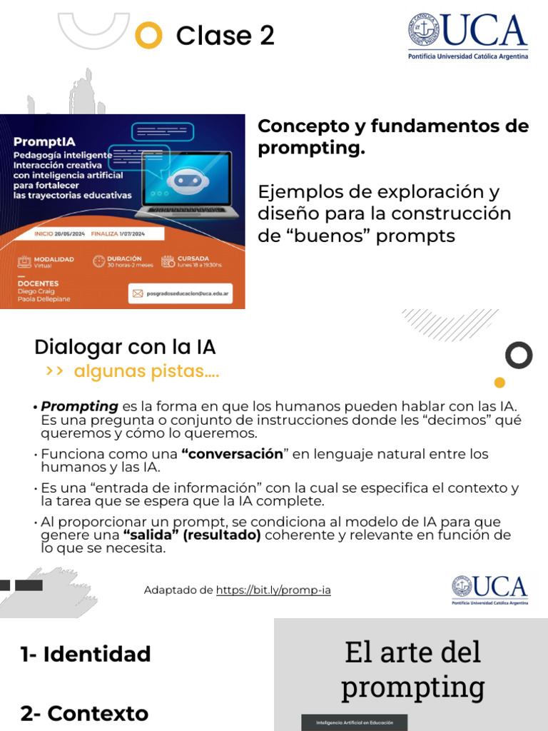 PromptIA - Clase 2 - V2 | PDF