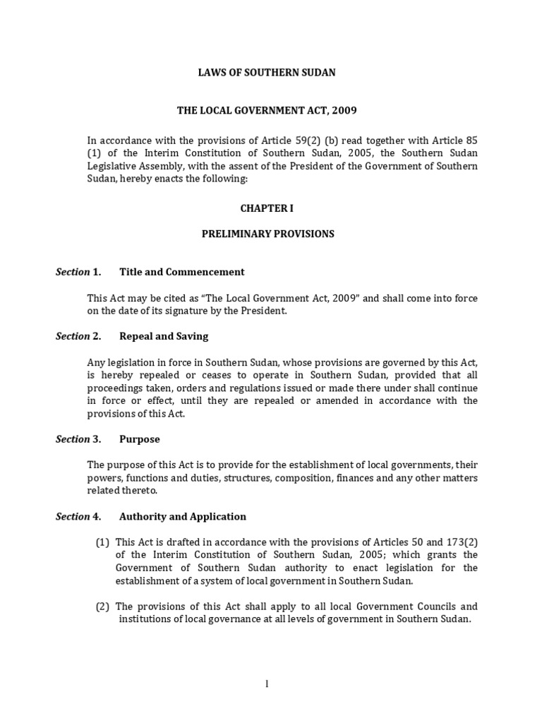 The Local Government Act 2009 | PDF