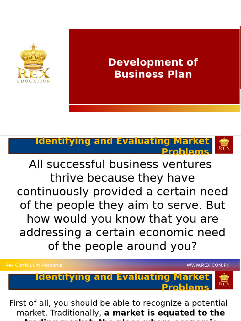 Identifying and Evaluating Market Problems | PDF | Market Segmentation ...