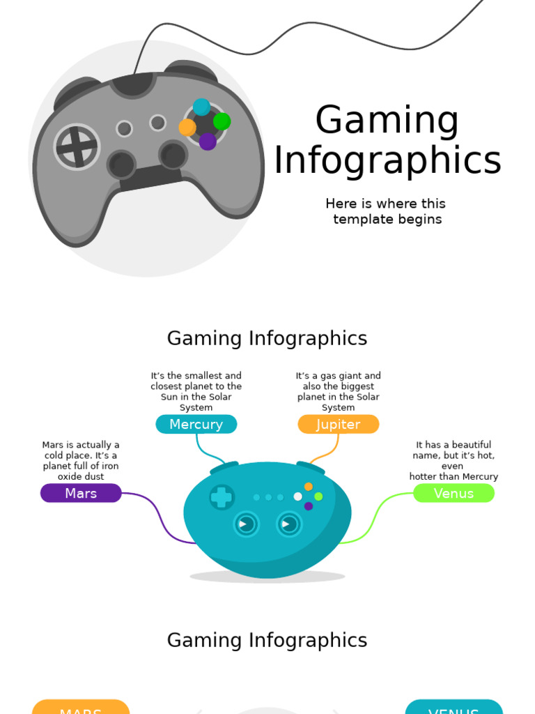 Gaming Infographics by Slidesgo | PDF