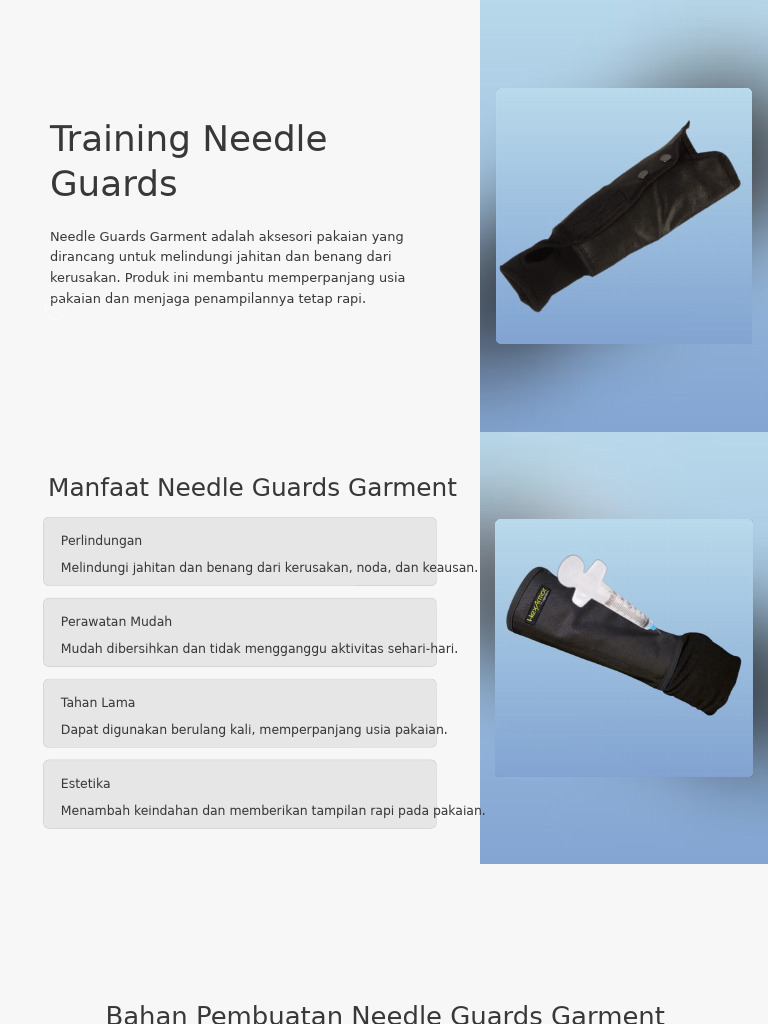 Pengenalan-Needle-Guards-Garment | PDF