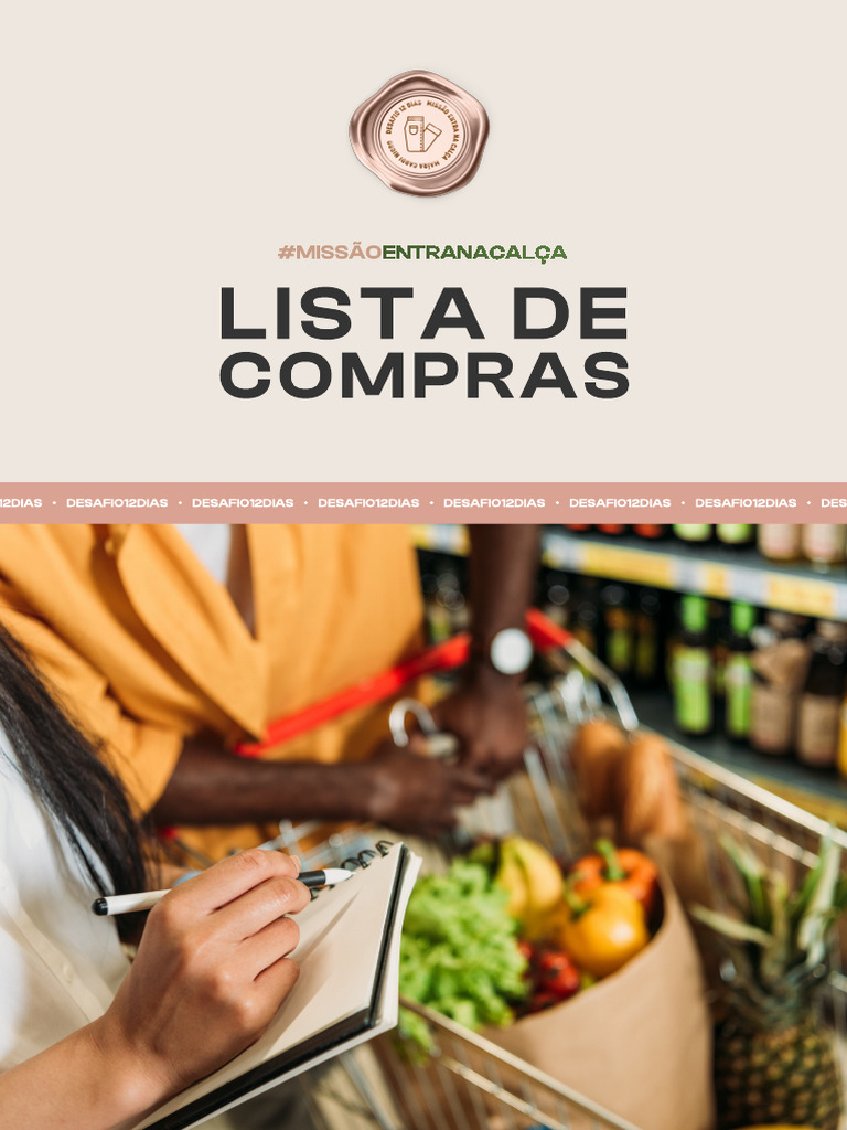 Missao Entra Na Calca Lista de Compras 1 240727 031735 | PDF