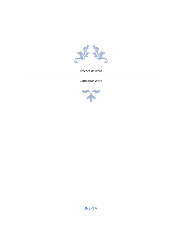 Practica de Word 3 | PDF