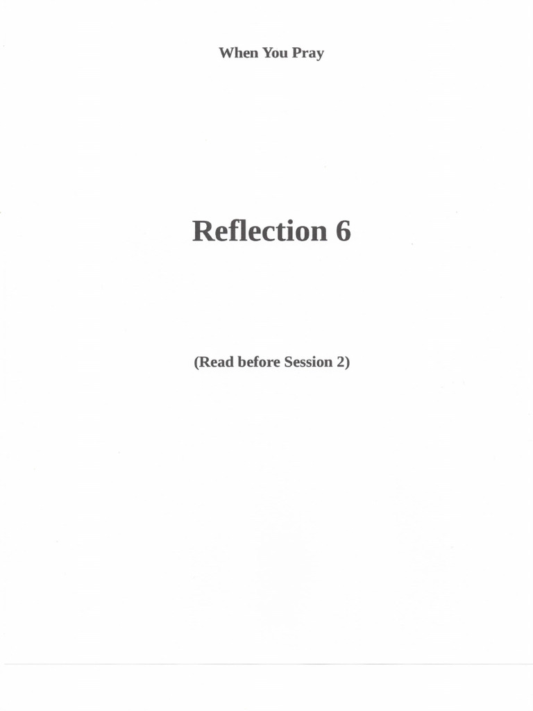 reflections | PDF