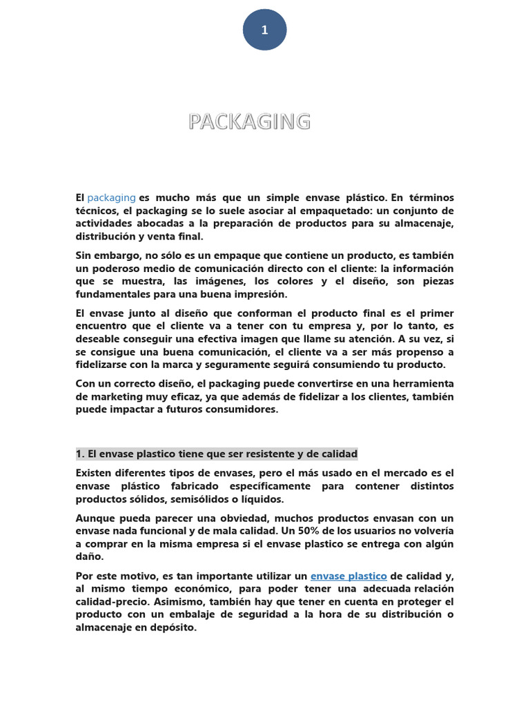 Empaquetado Packaging Alfajor Pdf