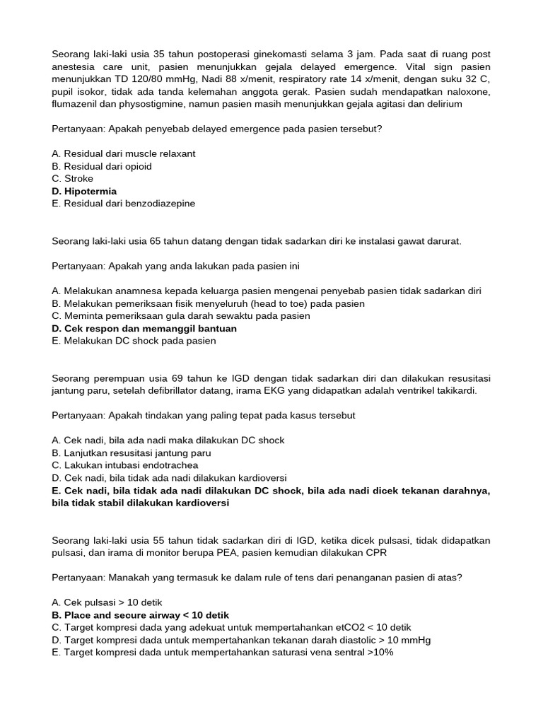 Rekapan Soal CBT Feb 2024 Gelombang 1 | PDF