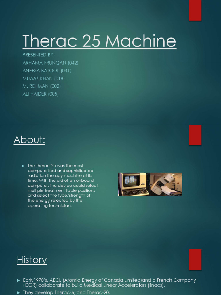 Therac 25 MachineG2 | PDF