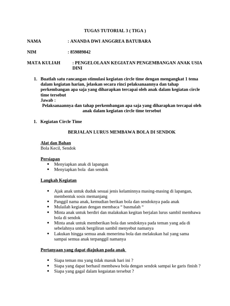 TT3 Pkpanakusiadini Ananda | PDF