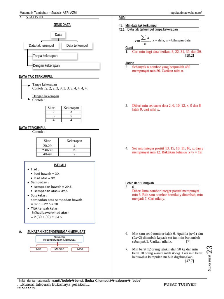 4-2- Statistik - Indeks - PdP | PDF