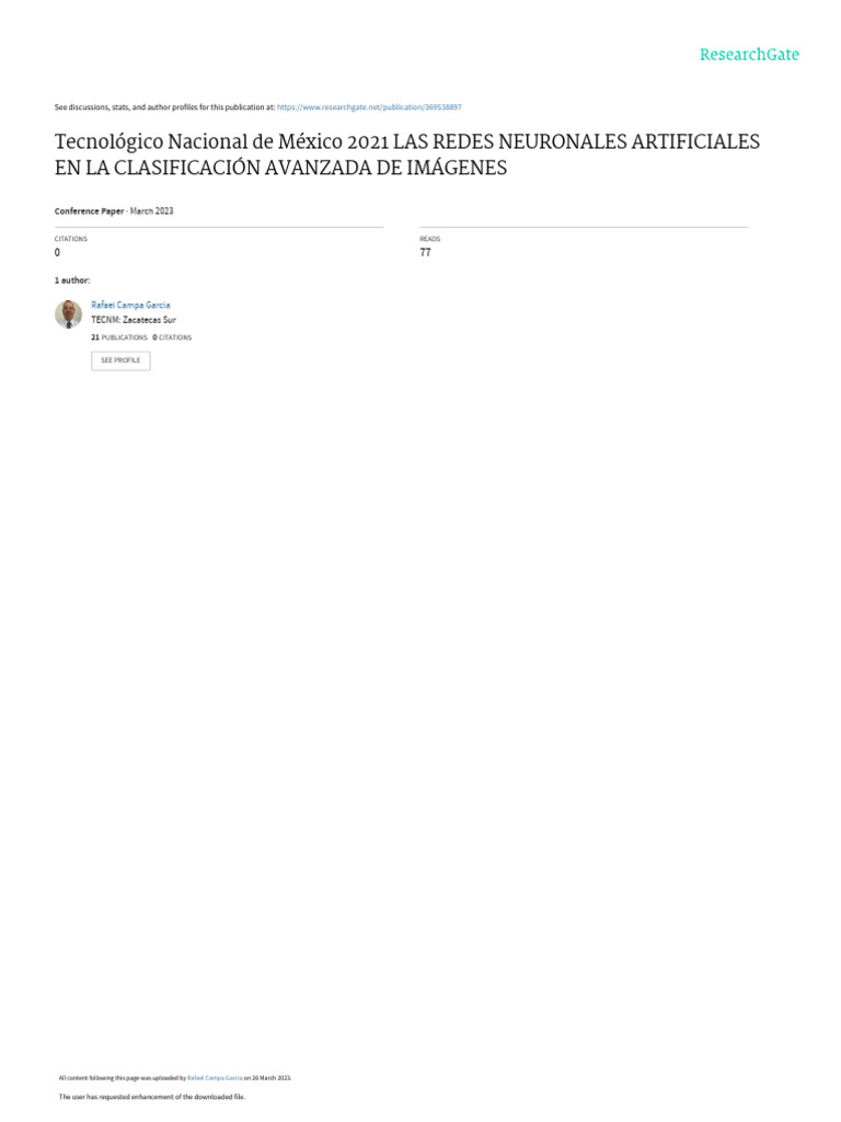 Redes Neuronales | PDF