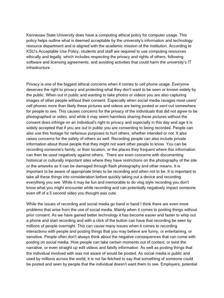 PPAE - Assignment 1 | PDF | Privacy | Social Media