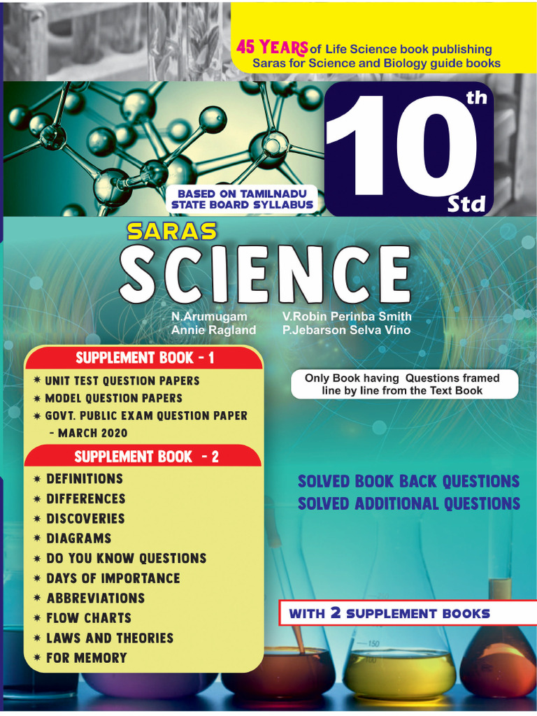 10th Science Guide English Medium Tamilnadu State Board | PDF
