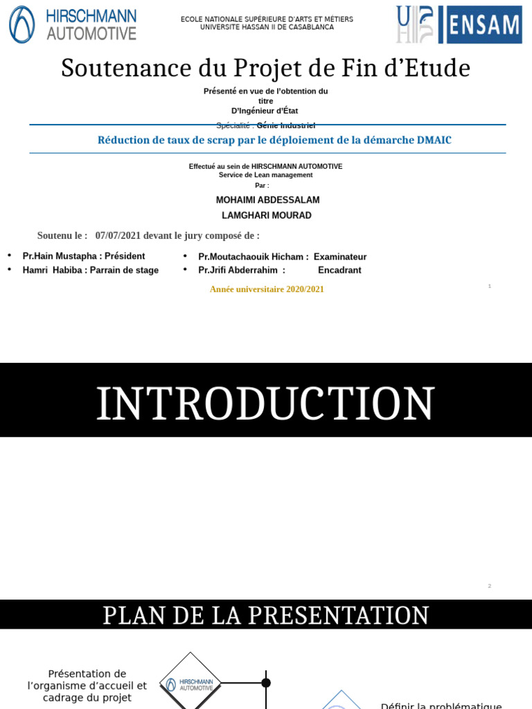 Présentation PFE 3 | PDF