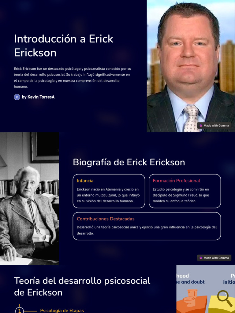 Teoría del desarrollo psicosocial de Erickson | PDF | Sicología | Teoría