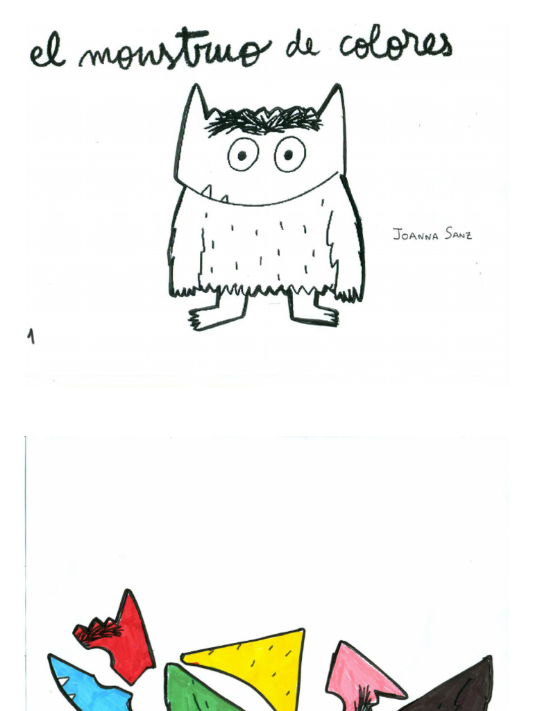 Rompecabezas Monstruo de Colores | PDF