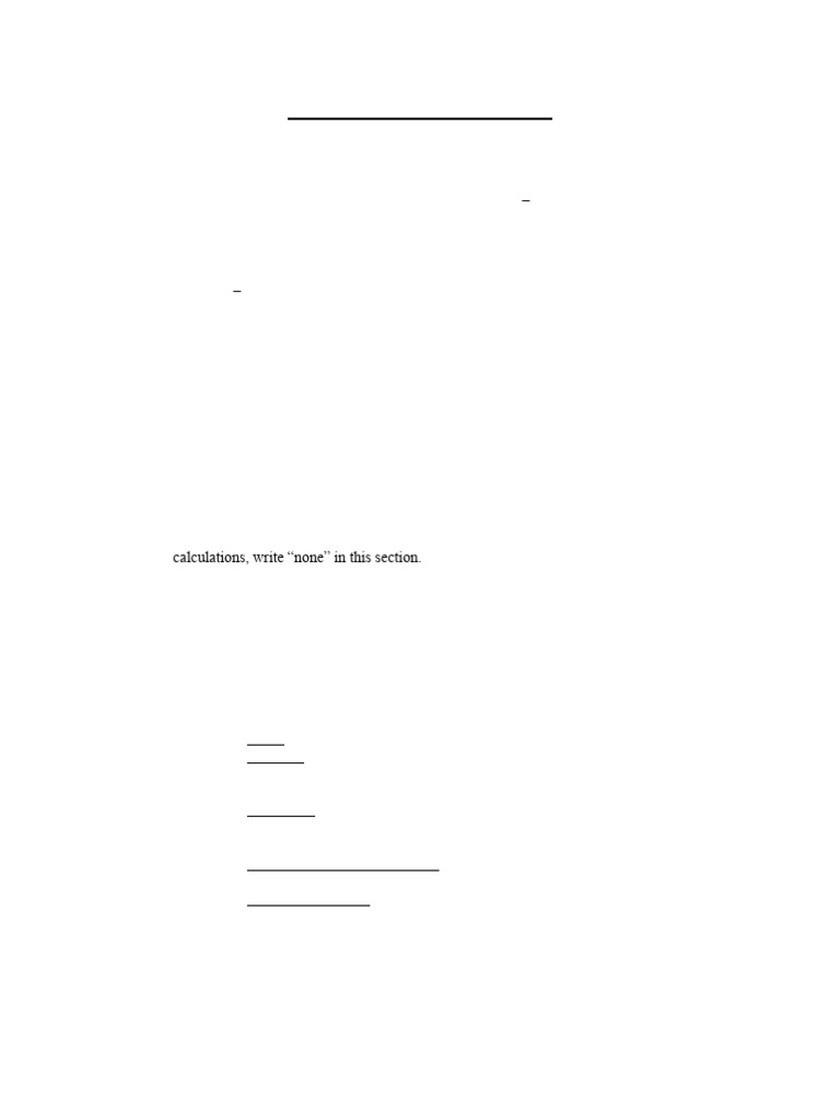 Lab Report Format | PDF