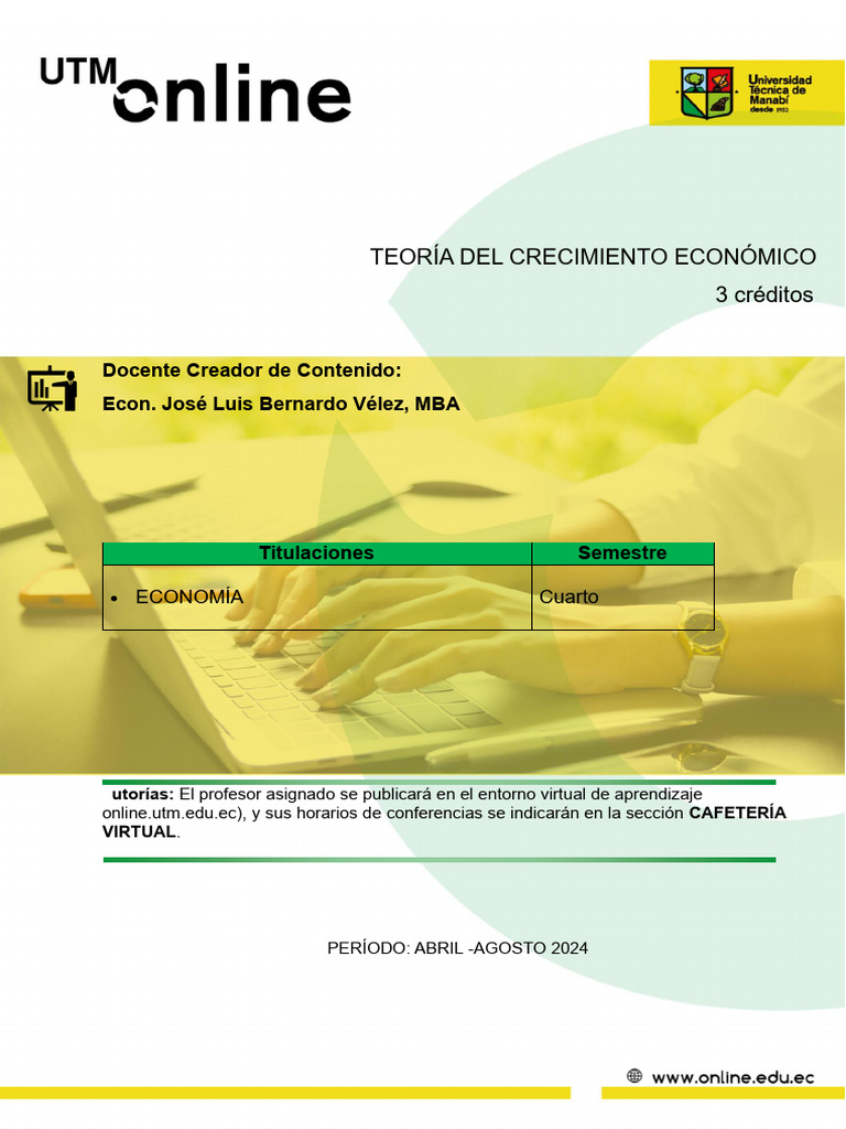 Compendio Unidad 1 Teorias de Crecimiento Economico | PDF