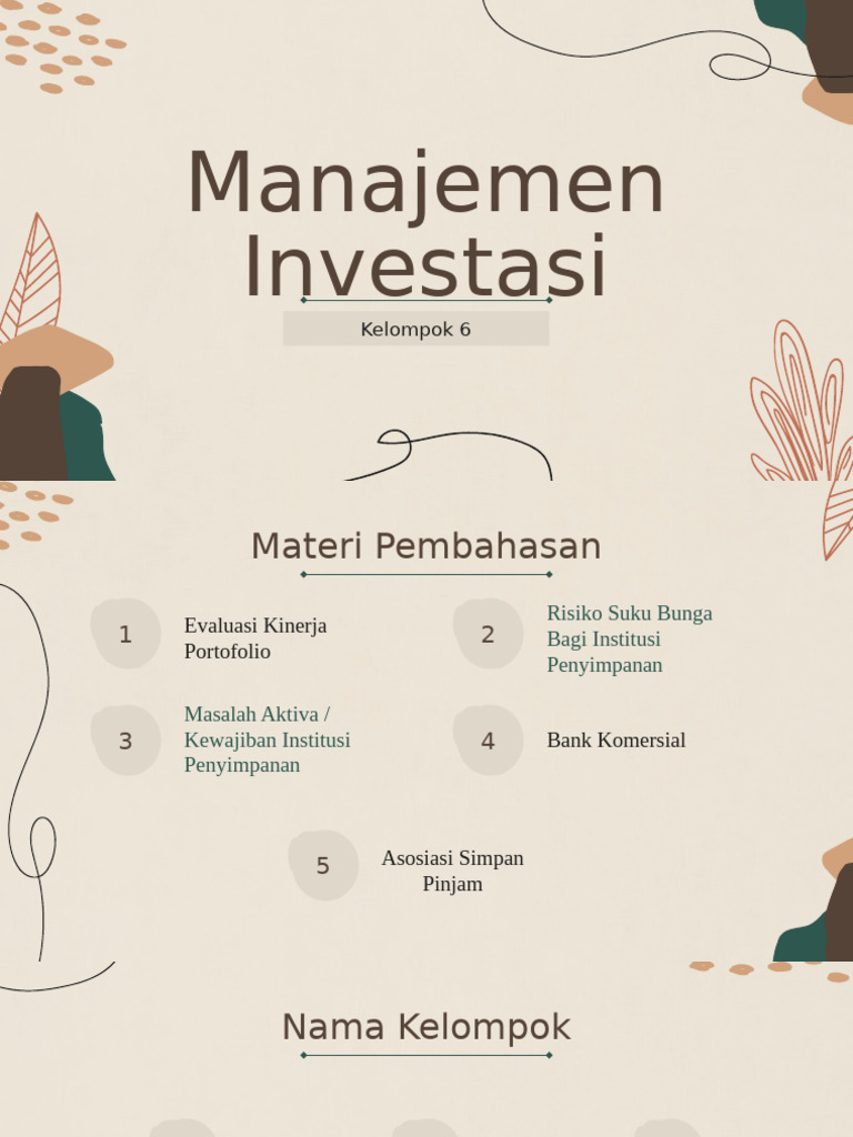 PPT-Manajemen-Investasi-KLM 6 | PDF