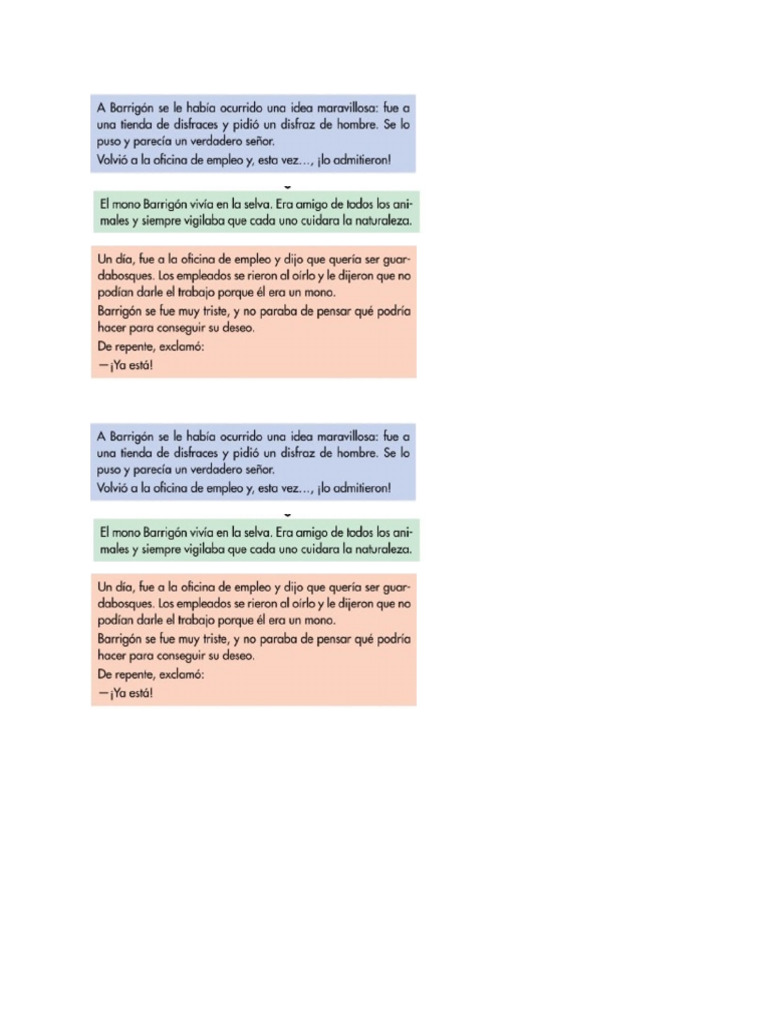 Cuento Mono Barrigon Pdf