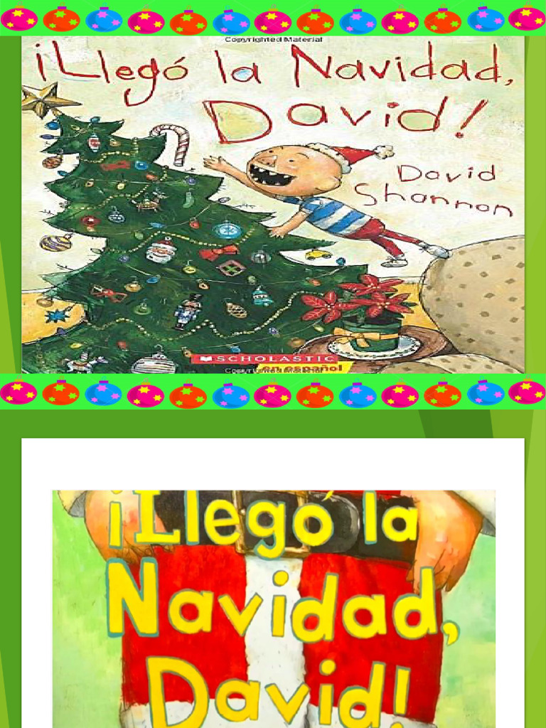 Cuento Llegó La Navidad David | PDF