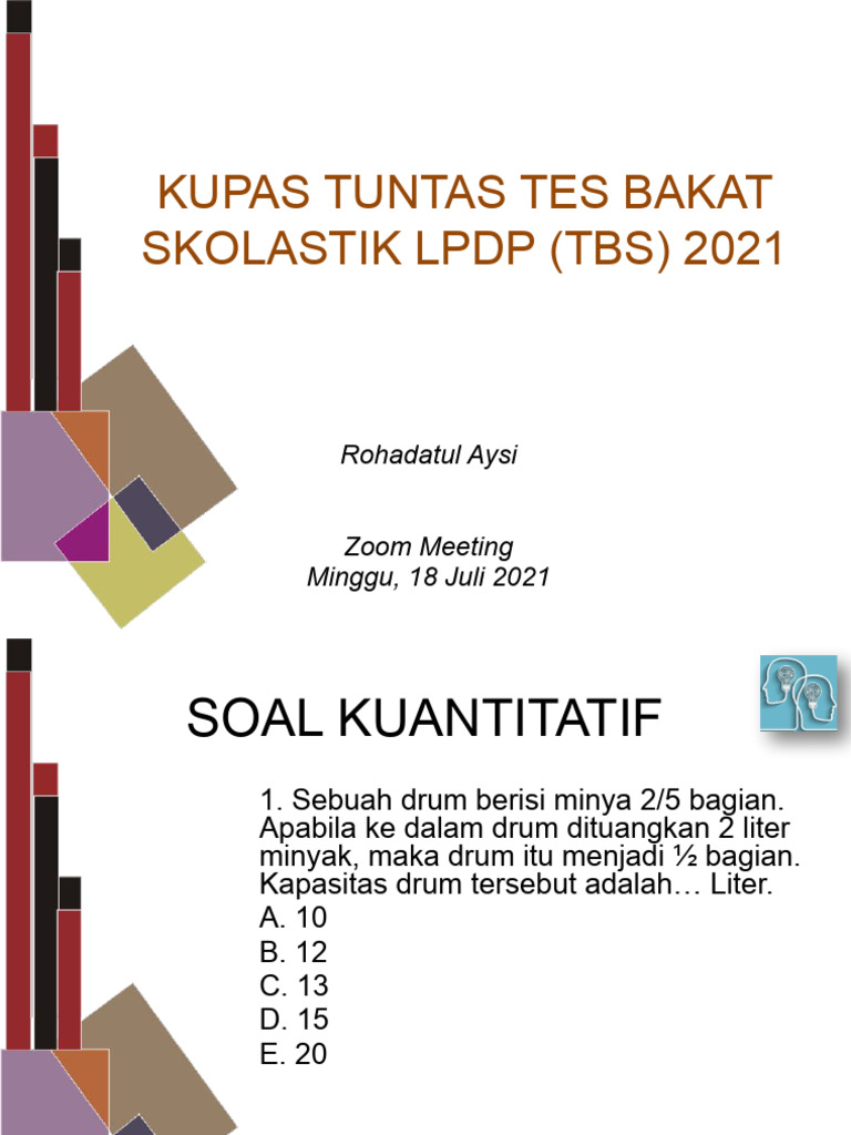 Kak Aysi - TBS Kuantitatif | PDF