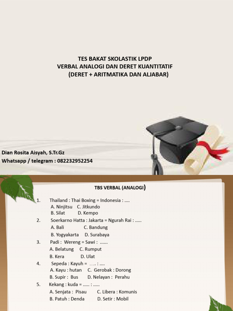 ANALOGI & KUANTITATIf 5 | PDF