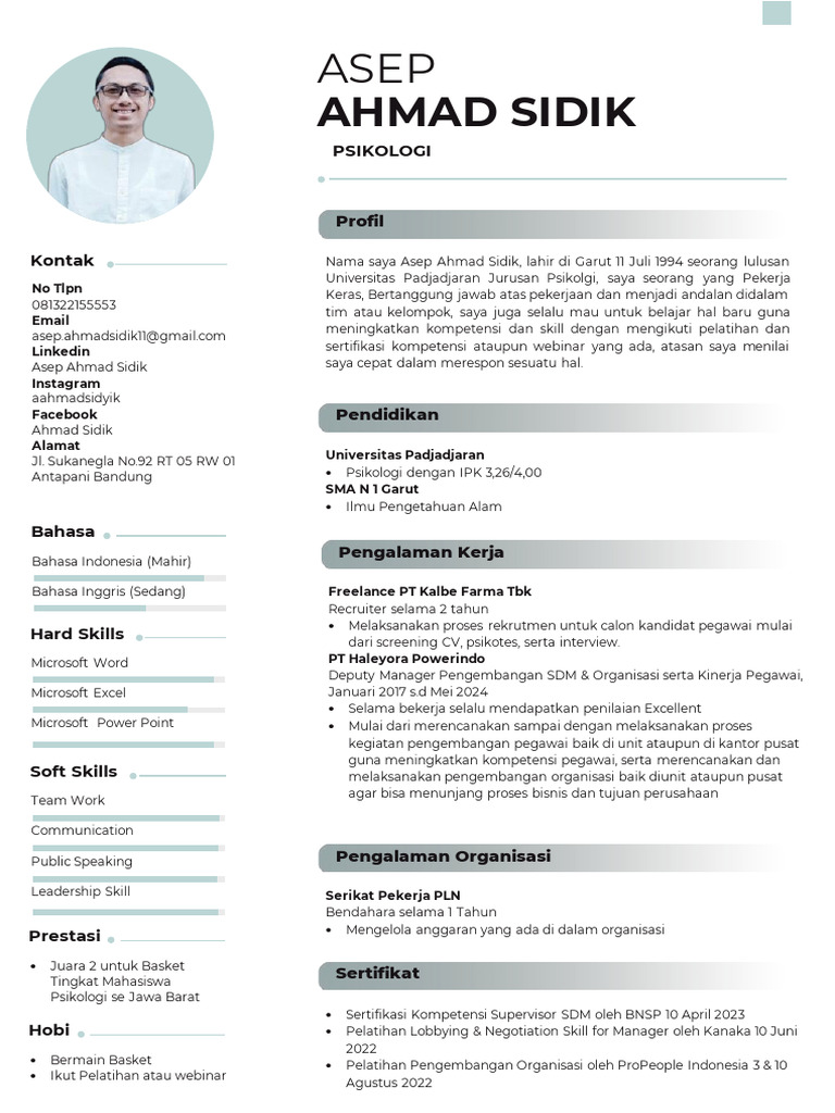 CV ASEP New | PDF