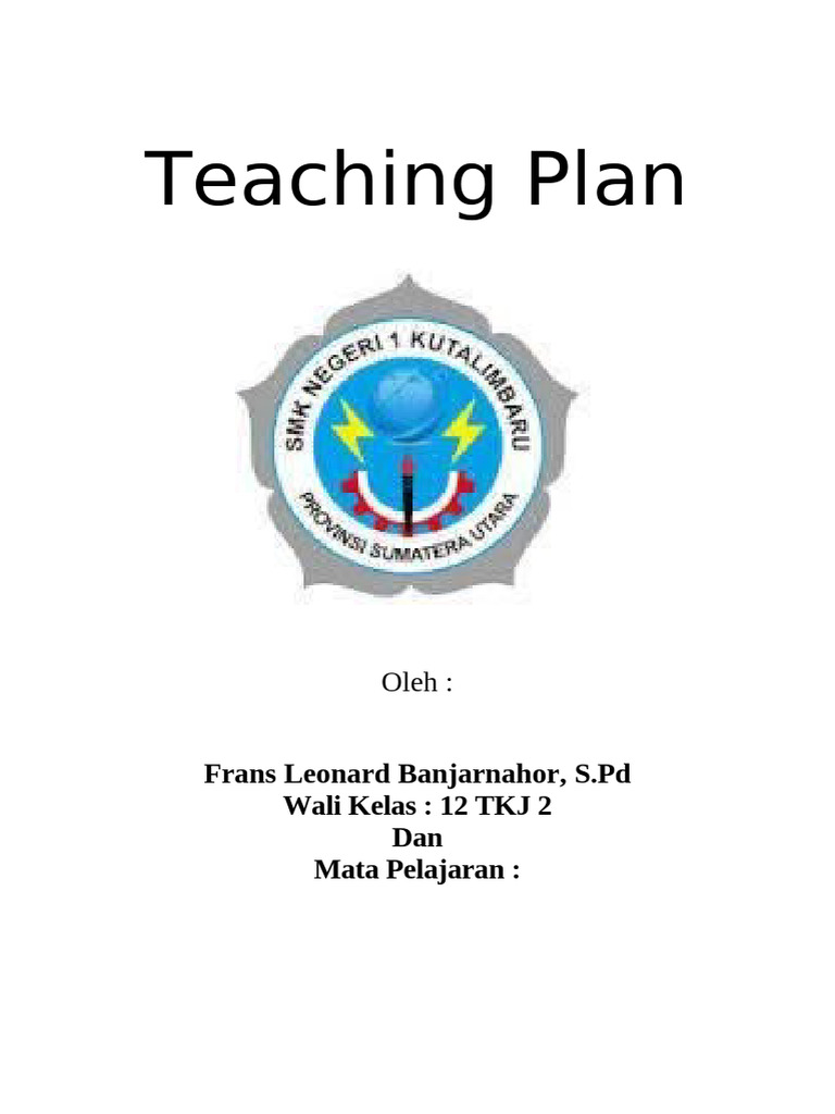 Program Kerja Walas | PDF