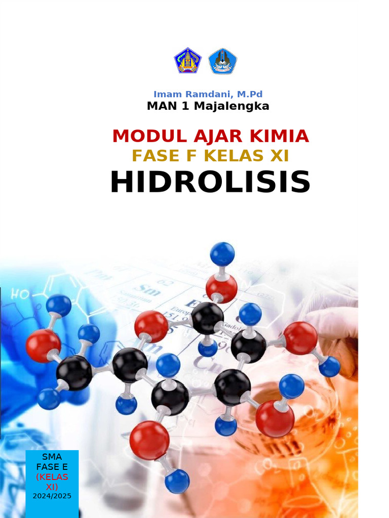 Modul Kimia Fase F Kelas XI TH 24 - F11.11 Hidrolisis | PDF