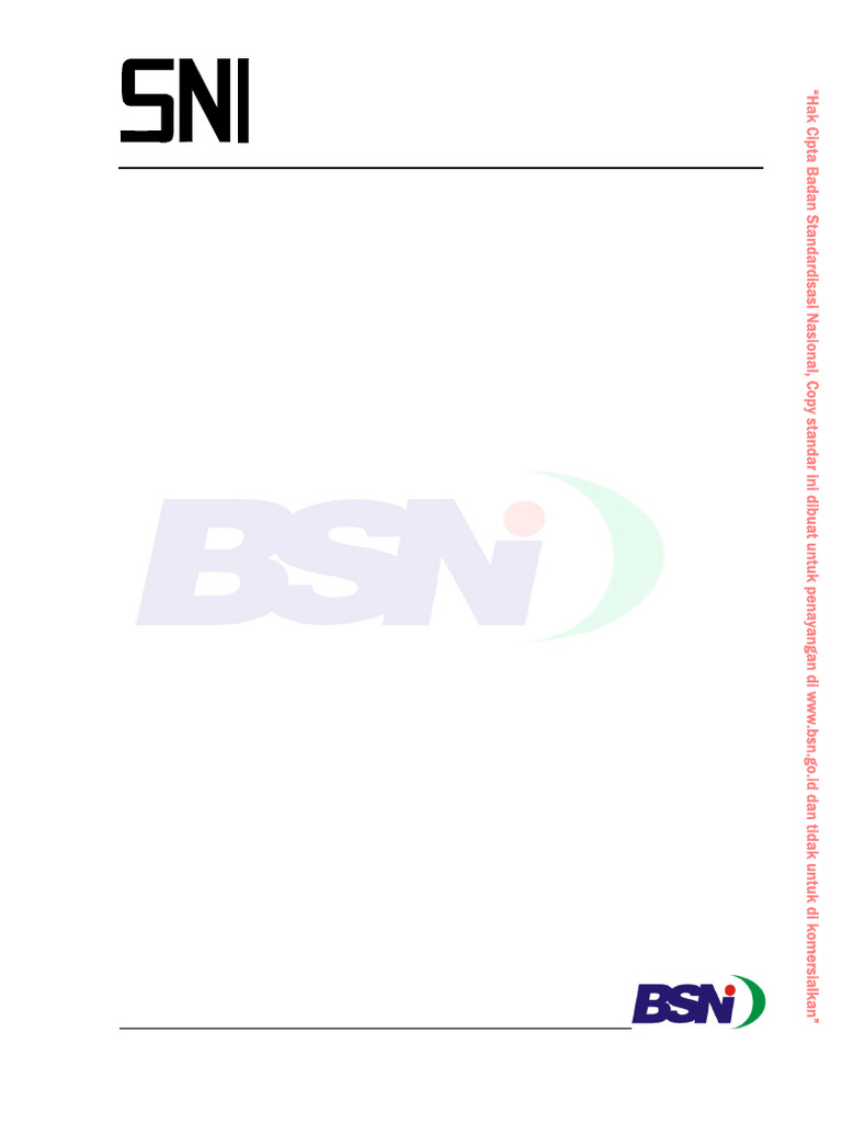 SNI 2052.2014 Baja Tulangan Beton | PDF