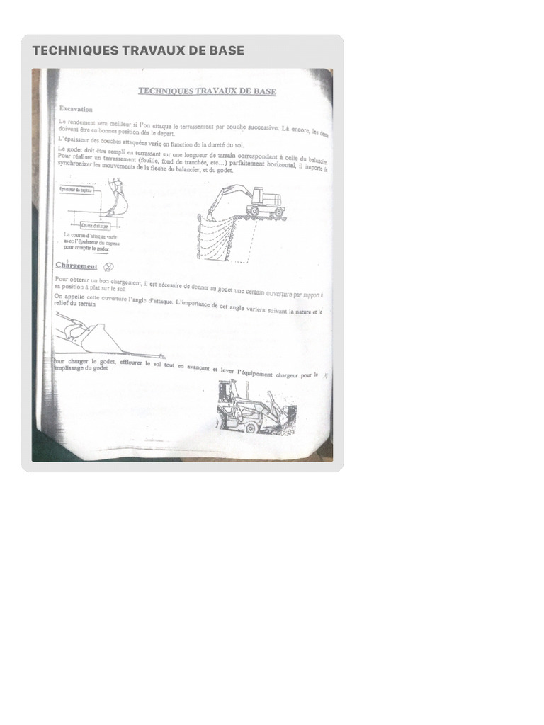 Techniques Travaux de Base | PDF