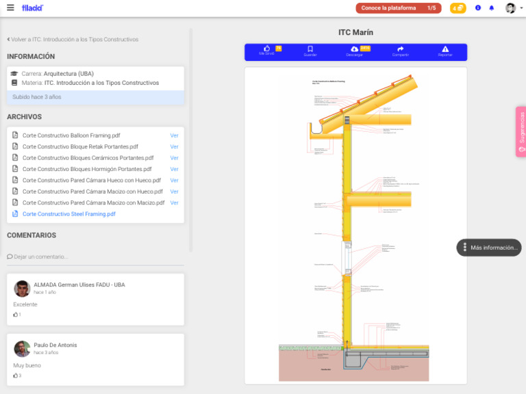 Apunte - ITC Marín - ITC. Introducción A Los Tipos Constructivos - Arquitectura - Filadd | PDF
