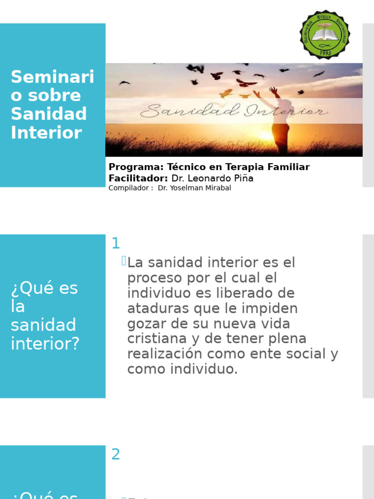 Sanidad Interior | PDF